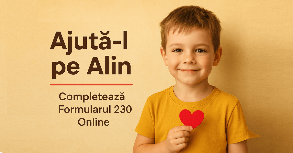 Formularul 230 Online pentru STOIAN ALIN | Direcționează 3,5% din Impozit